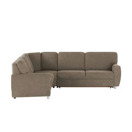 Smart Ecksofa Valencia &brvbar; braun &brvbar; Ma&szlig;e (cm): B: 270 H: 90 T: 240.0 &raquo; H&ouml;ffner