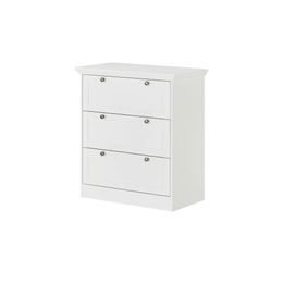 H&ouml;ffner Kommode Laurito &brvbar; wei&szlig; &brvbar; Ma&szlig;e (cm): B: 80 H: 90 T: 45.0 &raquo; H&ouml;ffner