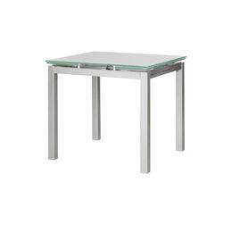 H&ouml;ffner Esstisch ausziehbar Emanuel &brvbar; silber &brvbar; Ma&szlig;e (cm): B: 75 H: 75 &raquo; H&ouml;ffner