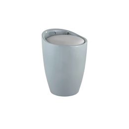 H&ouml;ffner Badhocker - W&auml;schesammler "Candy" &brvbar; grau &brvbar; Ma&szlig;e (cm): H: 50,5 &Oslash;: 36 &raquo; H&ouml;ffner
