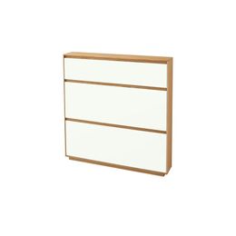 H&ouml;ffner Schuhschrank Tiba &brvbar; wei&szlig; &brvbar; Ma&szlig;e (cm): B: 121 H: 124 T: 21.0 &raquo; H&ouml;ffner