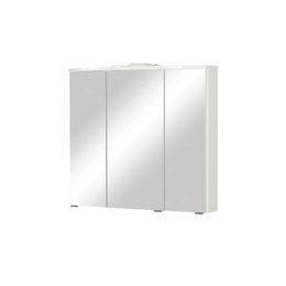 H&ouml;ffner Spiegelschrank Bodensee &brvbar; wei&szlig; &brvbar; Ma&szlig;e (cm): B: 80 H: 73 T: 14.0 &raquo; H&ouml;ffner