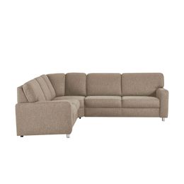 Smart Ecksofa Valencia &brvbar; braun &brvbar; Ma&szlig;e (cm): B: 236 H: 90 T: 266.0 &raquo; H&ouml;ffner