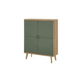 H&ouml;ffner Highboard Aliano &brvbar; holzfarben &brvbar; Ma&szlig;e (cm): B: 107 H: 134 T: 40.0 &raquo; H&ouml;ffner