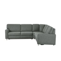 Smart Ecksofa Valencia &brvbar; grau &brvbar; Ma&szlig;e (cm): B: 266 H: 90 T: 236.0 &raquo; H&ouml;ffner