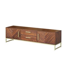 H&ouml;ffner TV-Board aus Massivholz Calatria &brvbar; holzfarben &brvbar; Ma&szlig;e (cm): B: 180 H: 50 T: 39.0 &raquo; H&ouml;ffner