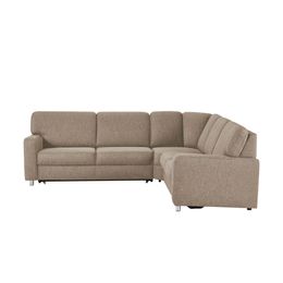 Smart Ecksofa Valencia &brvbar; braun &brvbar; Ma&szlig;e (cm): B: 266 H: 90 T: 236.0 &raquo; H&ouml;ffner