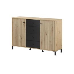 H&ouml;ffner Sideboard Calvas &brvbar; holzfarben &brvbar; Ma&szlig;e (cm): B: 137,8 H: 90,2 T: 40.1 &raquo; H&ouml;ffner