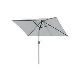 Schneider Schirme Sonnenschirm Bilbao &brvbar; silber &brvbar; Ma&szlig;e (cm): B: 210 H: 228 T: 130.0 &raquo; H&ouml;ffner