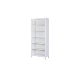 H&ouml;ffner Regal aus Massivholz Landliv &brvbar; wei&szlig; &brvbar; Ma&szlig;e (cm): B: 82 H: 197 T: 39.5 &raquo; H&ouml;ffner