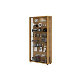 H&ouml;ffner Vitrine Lumo &brvbar; holzfarben &brvbar; Ma&szlig;e (cm): B: 59 H: 113 T: 18.0 &raquo; H&ouml;ffner