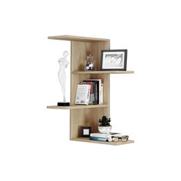 H&ouml;ffner Eckregal Balos &brvbar; holzfarben &brvbar; Ma&szlig;e (cm): B: 45 H: 77 T: 45.0 &raquo; H&ouml;ffner