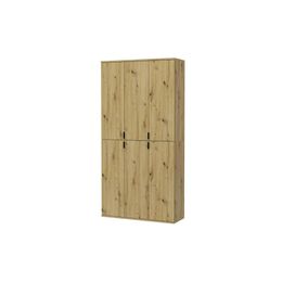 H&ouml;ffner Mehrzweckschrank-Set Projekt X &brvbar; holzfarben &brvbar; Ma&szlig;e (cm): B: 91 H: 193 T: 34.0 &raquo; H&ouml;ffner