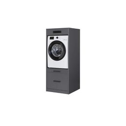 H&ouml;ffner Waschmaschinenschrank WaschRaum &brvbar; grau &brvbar; Ma&szlig;e (cm): B: 67 H: 164 T: 68.0 &raquo; H&ouml;ffner