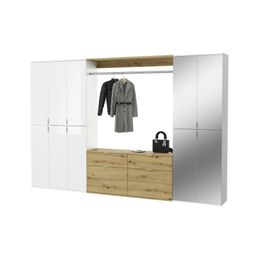 H&ouml;ffner Garderobenkombination Projekt X &brvbar; holzfarben &brvbar; Ma&szlig;e (cm): B: 273 H: 193 T: 34.0 &raquo; H&ouml;ffner
