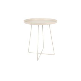 H&ouml;ffner Beistelltisch Valentino &brvbar; beige &brvbar; Ma&szlig;e (cm): H: 51 &Oslash;: 45 &raquo; H&ouml;ffner