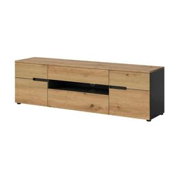 H&ouml;ffner Lowboard &brvbar; grau &brvbar; Ma&szlig;e (cm): B: 184 H: 55 &raquo; H&ouml;ffner