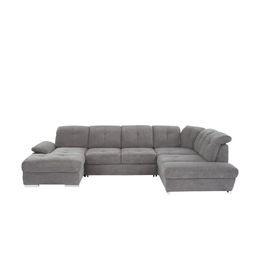 H&ouml;ffner Wohnlandschaft Gladys &brvbar; grau &brvbar; Ma&szlig;e (cm): B: 377 H: 103 T: 246.0 &raquo; H&ouml;ffner