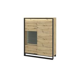 H&ouml;ffner Highboard Borba &brvbar; holzfarben &brvbar; Ma&szlig;e (cm): B: 110 H: 140 T: 41.0 &raquo; H&ouml;ffner