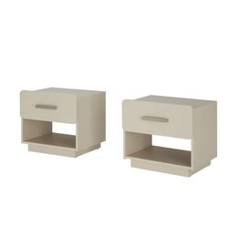 H&ouml;ffner Nachtkommoden-Paar Lydney beige Ma&szlig;e (cm): B: 53,2 H: 48 T: 41.5 &raquo; H&ouml;ffner