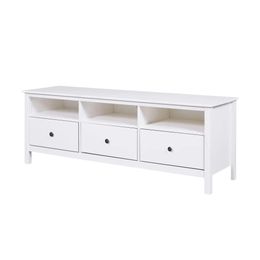 H&ouml;ffner Lowboard aus Massivholz Landliv &brvbar; wei&szlig; &brvbar; Ma&szlig;e (cm): B: 160 H: 57 T: 45.0 &raquo; H&ouml;ffner