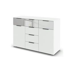 H&ouml;ffner Sideboard Skyla &brvbar; wei&szlig; &brvbar; Ma&szlig;e (cm): B: 120 H: 81 &raquo; H&ouml;ffner