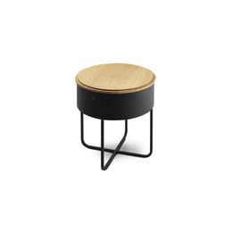 H&ouml;ffner Couchtisch &brvbar; schwarz &brvbar; Ma&szlig;e (cm): B: 38 H: 49 &raquo; H&ouml;ffner