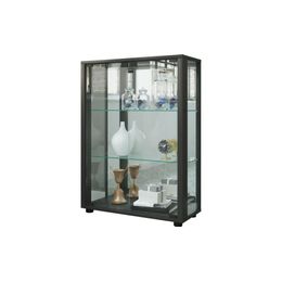 H&ouml;ffner Vitrine Sintalo &brvbar; schwarz &brvbar; Ma&szlig;e (cm): B: 60 H: 80 T: 25.0 &raquo; H&ouml;ffner