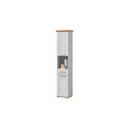 H&ouml;ffner Hochschrank &brvbar; holzfarben &brvbar; Ma&szlig;e (cm): B: 39 H: 187 &raquo; H&ouml;ffner