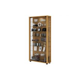 H&ouml;ffner Vitrine Lumo &brvbar; holzfarben &brvbar; Ma&szlig;e (cm): B: 59 H: 113 T: 18.0 &raquo; H&ouml;ffner