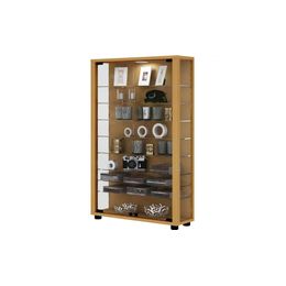 H&ouml;ffner Vitrine Lumo &brvbar; holzfarben &brvbar; Ma&szlig;e (cm): B: 59 H: 90 T: 18.0 &raquo; H&ouml;ffner