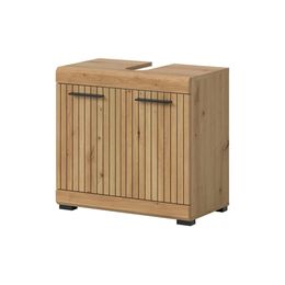 H&ouml;ffner Waschbeckenunterschrank &brvbar; holzfarben &brvbar; Ma&szlig;e (cm): B: 60 H: 56 &raquo; H&ouml;ffner