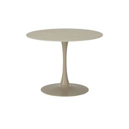 H&ouml;ffner Runder Esstisch in Travertinoptik Shiro beige Ma&szlig;e (cm): H: 76 &Oslash;: 100 &raquo; H&ouml;ffner