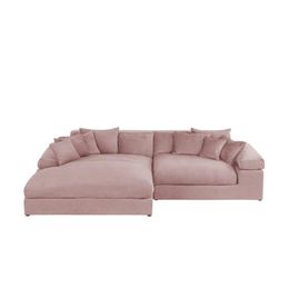 Smart Ecksofa Lianea &brvbar; rosa/pink &brvbar; Ma&szlig;e (cm): B: 291 H: 86 T: 208.0 &raquo; H&ouml;ffner