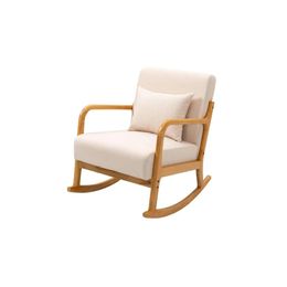 H&ouml;ffner Schaukelstuhl Diana &brvbar; beige &brvbar; Ma&szlig;e (cm): B: 64 H: 80 &raquo; H&ouml;ffner