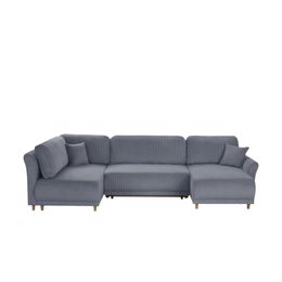 H&ouml;ffner Wohnlandschaft mit Funktion Malyn II grau Ma&szlig;e (cm): B: 316 H: 90 T: 160.0 &raquo; H&ouml;ffner
