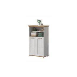 H&ouml;ffner Midischrank &brvbar; holzfarben &brvbar; Ma&szlig;e (cm): B: 74 H: 116 &raquo; H&ouml;ffner