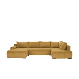 Smart Wohnlandschaft Nelly &brvbar; gelb &brvbar; Ma&szlig;e (cm): B: 345 H: 85 T: 202.0 &raquo; H&ouml;ffner