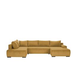 Smart Wohnlandschaft Nelly &brvbar; gelb &brvbar; Ma&szlig;e (cm): B: 345 H: 85 T: 202.0 &raquo; H&ouml;ffner