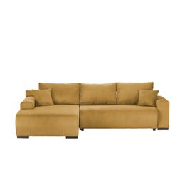 Smart Ecksofa Nelly &brvbar; gelb &brvbar; Ma&szlig;e (cm): B: 270 H: 85 T: 185.0 &raquo; H&ouml;ffner