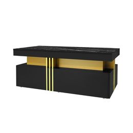 H&ouml;ffner Couchtisch &brvbar; schwarz &brvbar; Ma&szlig;e (cm): B: 100 H: 40 &raquo; H&ouml;ffner