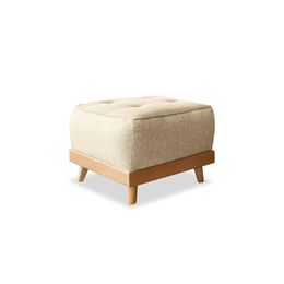 Miuform Fu&szlig;hocker Dazzling Daisy &brvbar; beige &brvbar; Ma&szlig;e (cm): B: 56 H: 42 &raquo; H&ouml;ffner