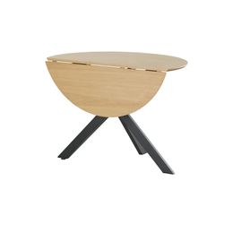 H&ouml;ffner Esstisch klappbar f&uuml;r kleine R&auml;ume Stefano &brvbar; holzfarben &brvbar; Ma&szlig;e (cm): H: 76 &Oslash;: 100 &raquo; H&ouml;ffner
