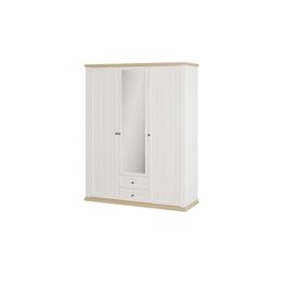 H&ouml;ffner Dreht&uuml;renschrank mit Spiegel Countryside wei&szlig; Ma&szlig;e (cm): B: 169,2 H: 214,2 T: 61.4 &raquo; H&ouml;ffner