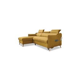 Miuform Ecksofa mit Schlaffunktion Sweet Harmony gelb Ma&szlig;e (cm): B: 228 H: 95 &raquo; H&ouml;ffner