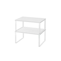 H&ouml;ffner K&uuml;chenregal 2er-Set creme Metall Ma&szlig;e (cm): B: 32 H: 15,3 &raquo; H&ouml;ffner