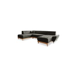 Miuform Wohnlandschaft mit Schlaffunktion Dazzling Daisy &brvbar; schwarz &brvbar; Ma&szlig;e (cm): B: 330 H: 77 &raquo; H&ouml;ffner