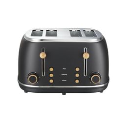 KHG Toaster TO-1500 MSH &brvbar; schwarz &brvbar; Edelstahl,Metall,Kunststoff &brvbar; Ma&szlig;e (cm): B: 29 H: 18,5 T: 33.0 &raquo; H&ouml;ffner