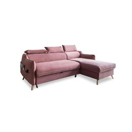 Miuform Ecksofa mit Schlaffunktion Sweet Harmony &brvbar; rosa/pink &brvbar; Ma&szlig;e (cm): B: 228 H: 95 &raquo; H&ouml;ffner