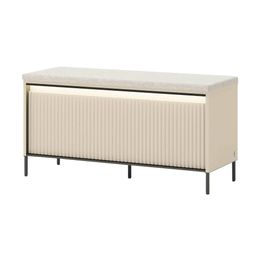 H&ouml;ffner Garderobenbank Mit Stauraum Torbole &brvbar; beige &brvbar; Ma&szlig;e (cm): B: 101 H: 52 T: 38.0 &raquo; H&ouml;ffner